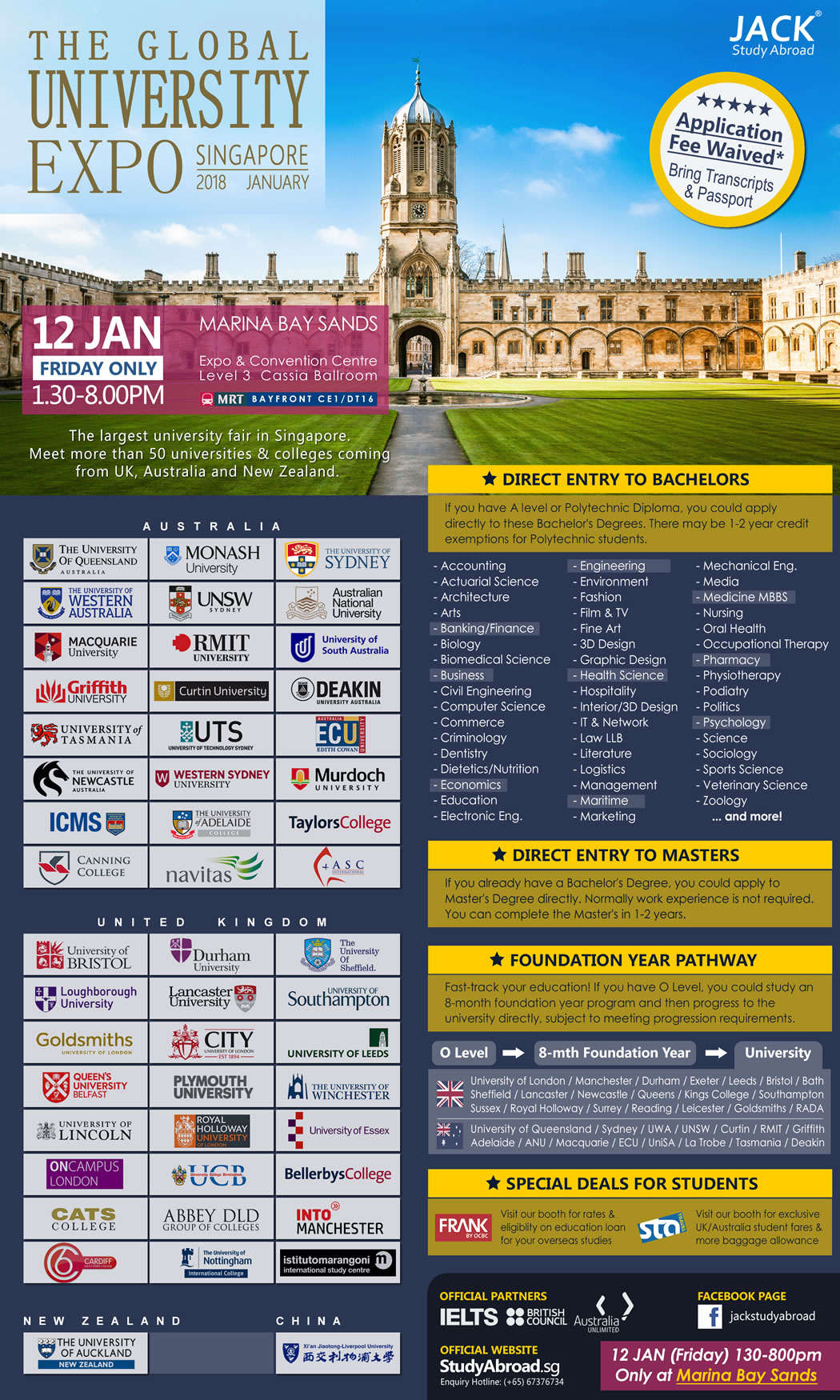 University Fair in Singapore (Education Fair)