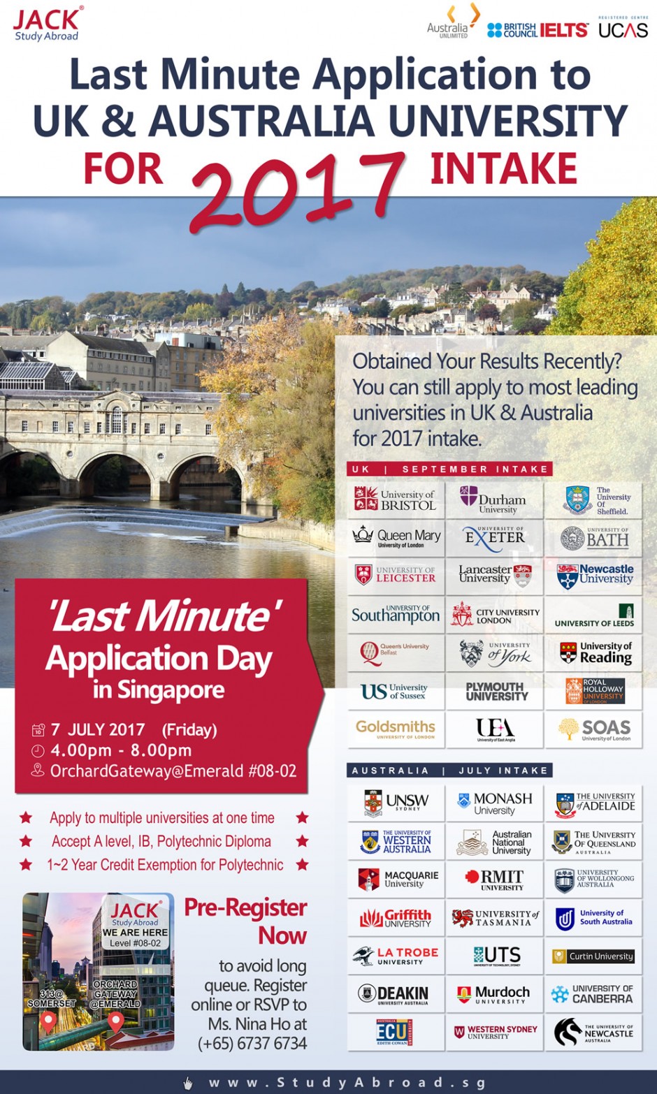 Last Minute Application Day 2017 @7 July 2017